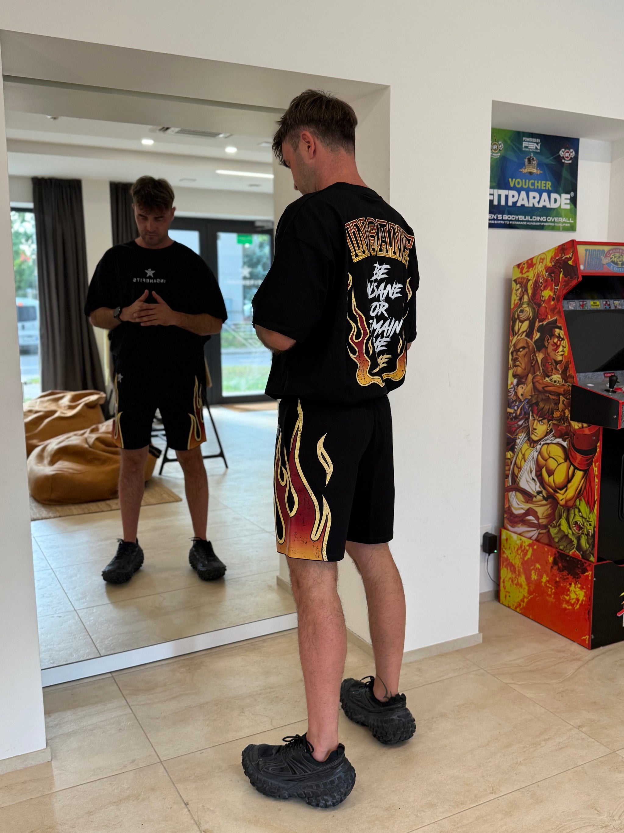 Insanefits šortai Hellfire edition